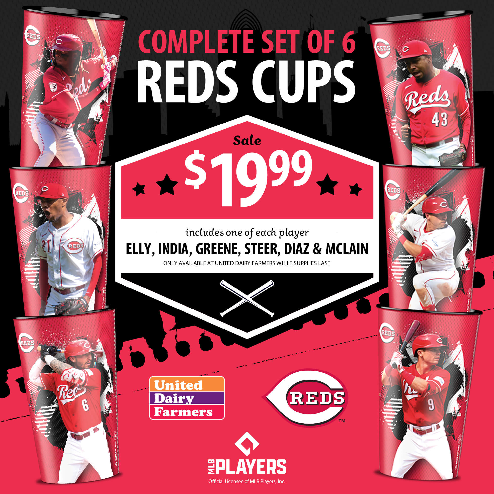 Limited-Edition UDF Reds Cups - UDF